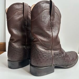 Tecovas | Shoes | Tecovas Duke Mens Ostrich Roper Boots In Mens Size 2d ...